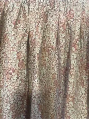 Vintage | Skirts | Rust Floral Tiered Vintage Maxi Skirt With Horse ...